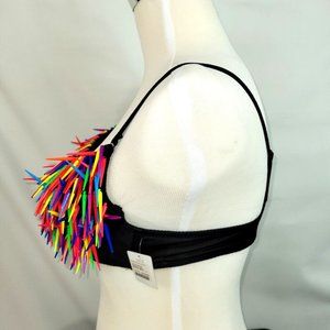 Tops | Nwt Lxl Costume Dance Burlesque Bra Top Festival Rave Gogo ...